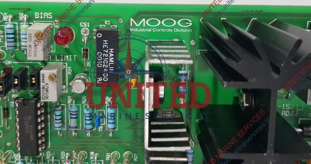 Moog N121 132a Servo Controller Pcb United Marine Services