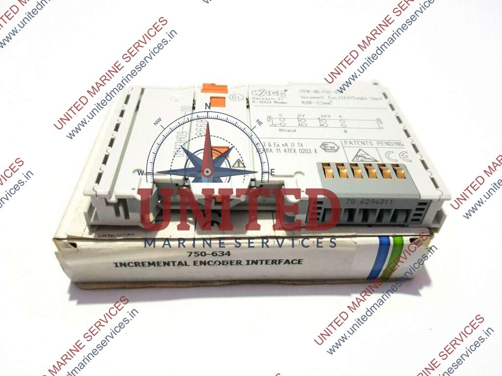 WAGO 750-634 INCREMENTAL ENCODER INTERFACE MODULE | United Marine Services