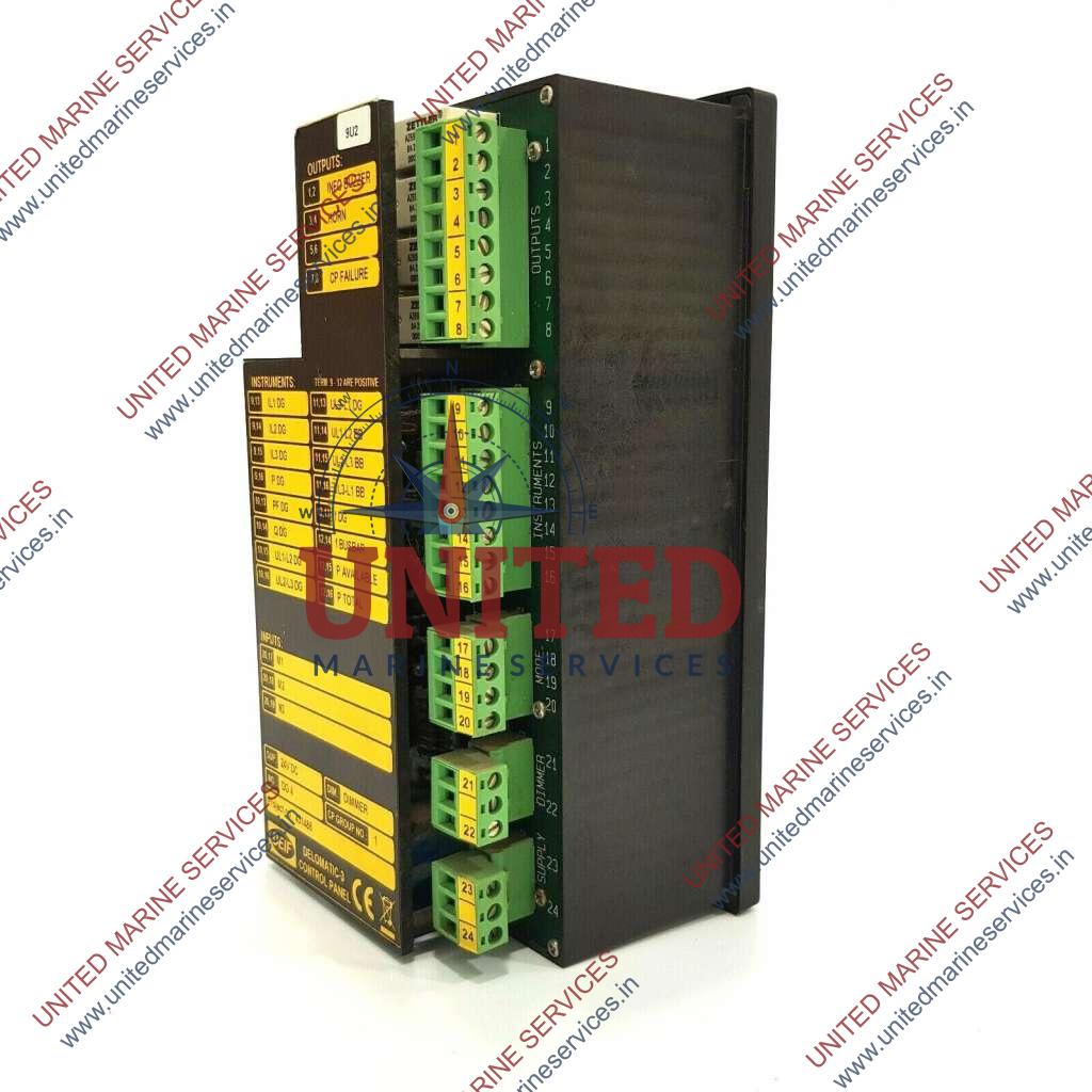 DEIF DELOMATIC-3 CONTROL PANEL CP-1 1044220050E 24V DC | United Marine ...