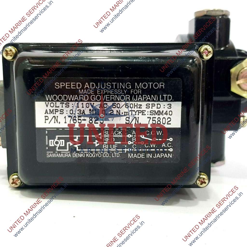 Woodward 1765-825 Governor Speed Adjusting Motor SSM 40 110V AC 50-60 ...