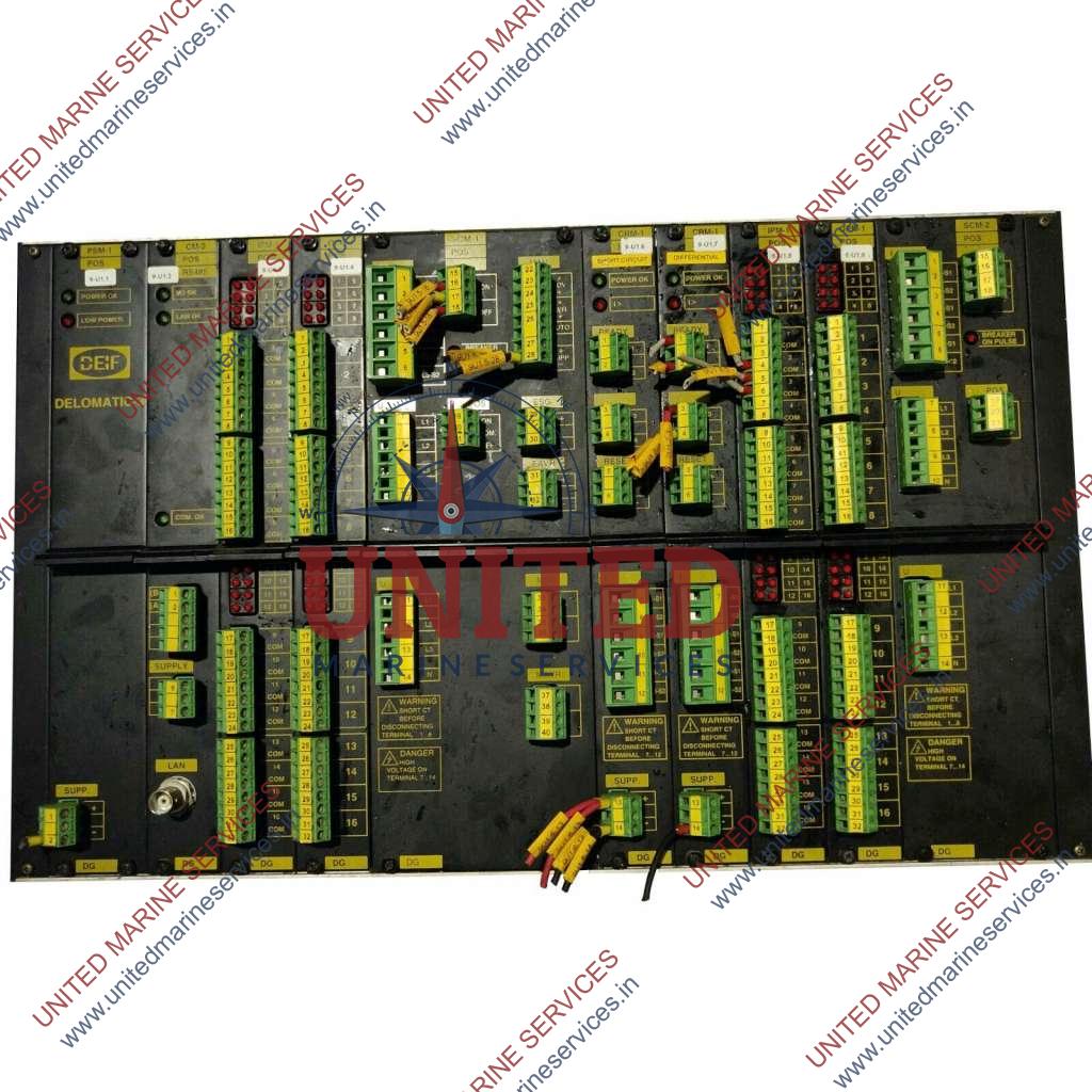 DEIF DGU 1 DELOMATIC-3 CONTROL SYSTEM WITH CONTROL PANEL (USED ...