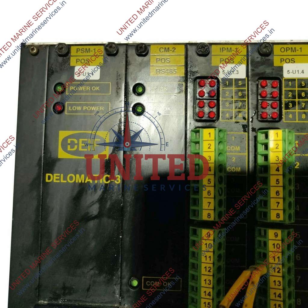 DEIF DGU 1 DELOMATIC-3 CONTROL SYSTEM WITH CONTROL PANEL (USED ...