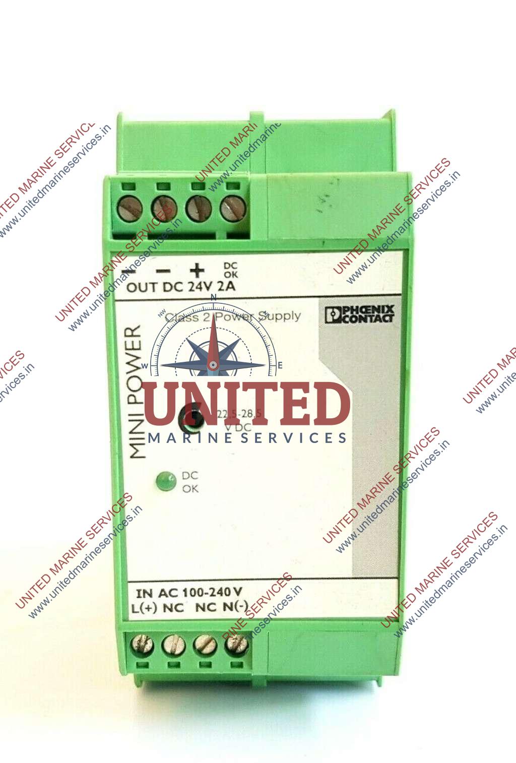 PHOENIX CONTACT MINI-PS-100-24AC/24DC/2 CLASS 2 POWER SUPPLY | United ...
