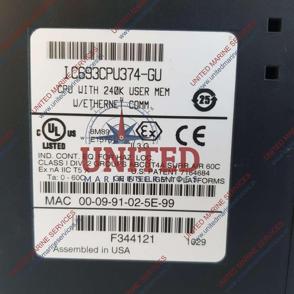 GE FANUC IC693CPU374-GS CPU 374 PLUS WITH 240K USER MEMORY WITH ...