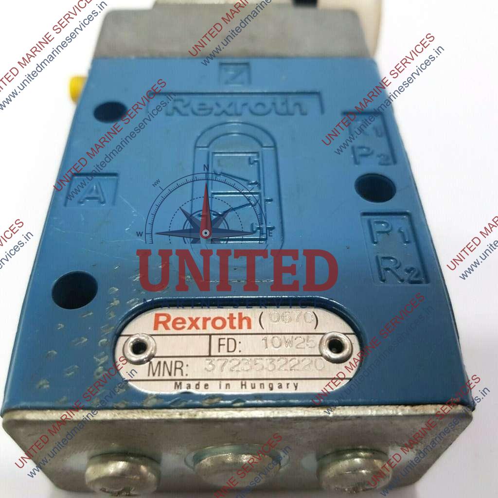 REXROTH 0670 3723532220 10W25 24V DC DIRECTIONAL CONTROL 3420700820 ...