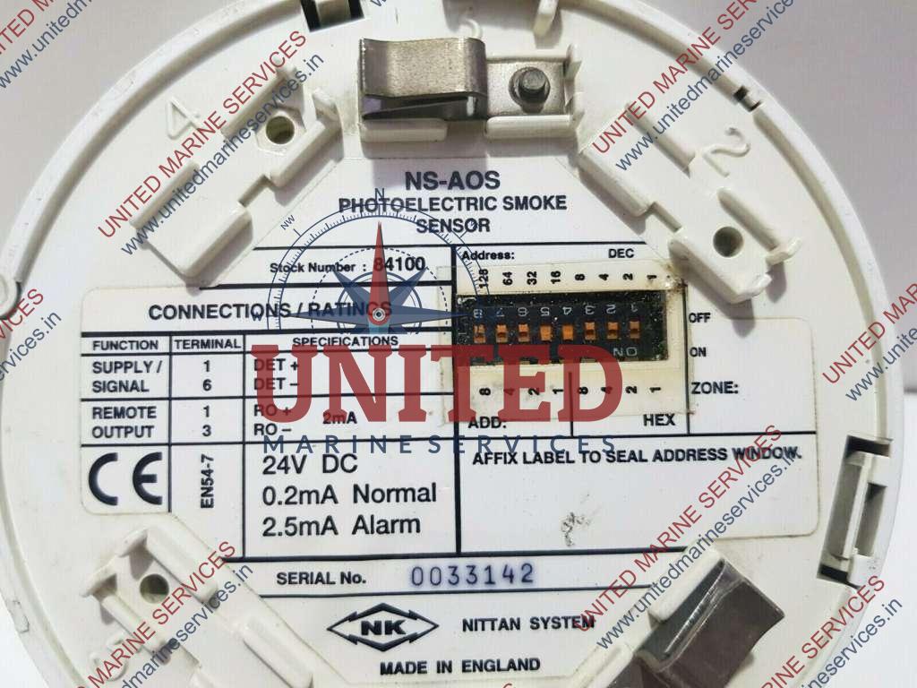 NITTAN NS-AOS PHOTOELECTRIC SMOKE SENSOR 84100 / LOT OF 9 | United ...
