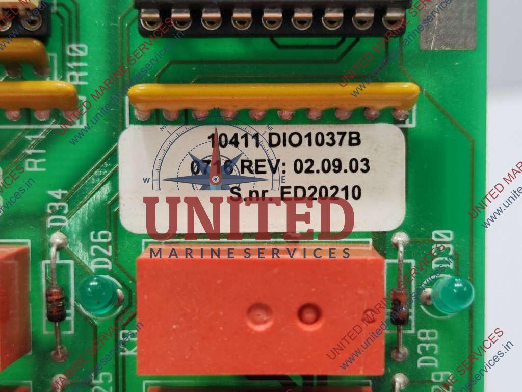 ROLLS ROYCE ULSTEIN PROPELLER DIO1037A DIGITAL I/O INTERFACE CARD ...