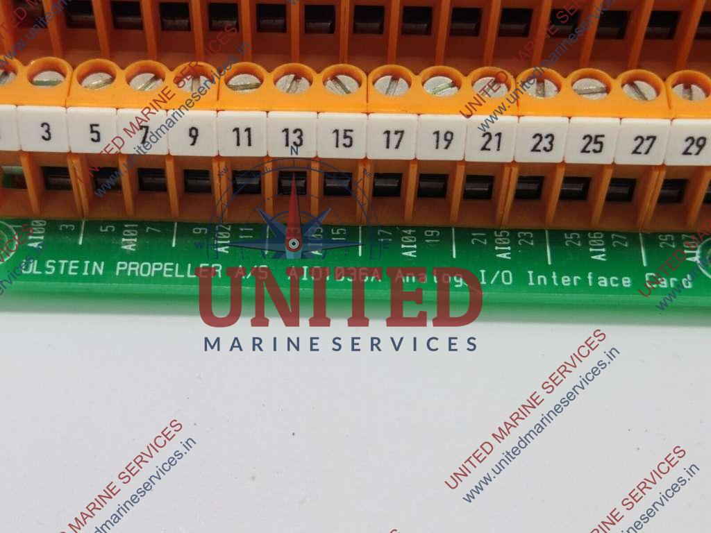 ULSTEIN PROPELLER AIO1036A ANALOG I/O INTERFACE CARD AIO1036C REV. F | United Marine Services