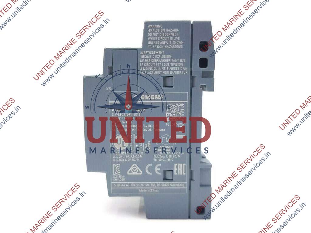 SIEMENS 6ED1055-1MB00-0BA2 EXPANSION MODULE LOGO! DM8 12/24R | United ...