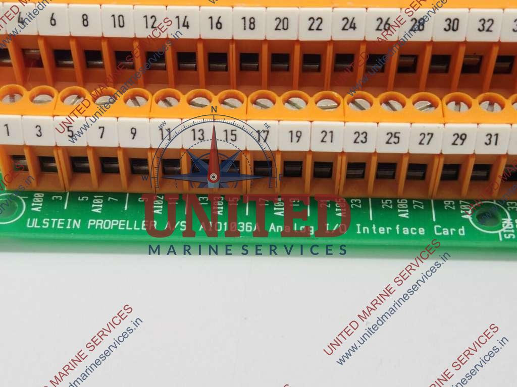 ULSTEIN ROLLS ROYCE PROPELLER AIO1036A ANALOG I/O INTERFACE CARD | United Marine Services