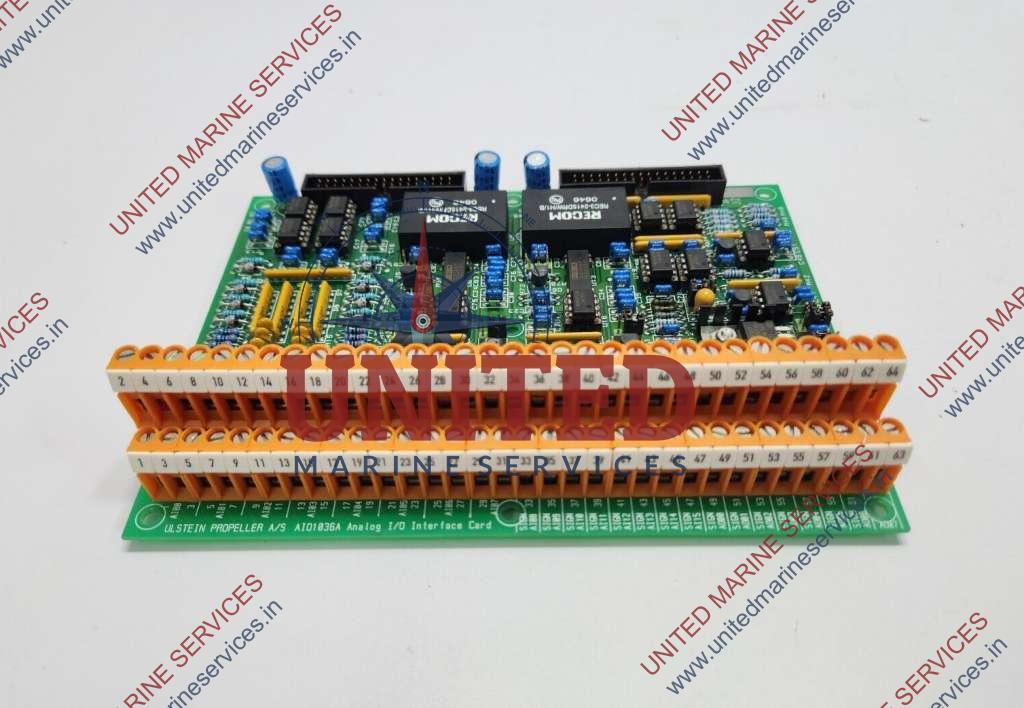 ULSTEIN ROLLS ROYCE PROPELLER AIO1036A ANALOG I/O INTERFACE CARD | United Marine Services