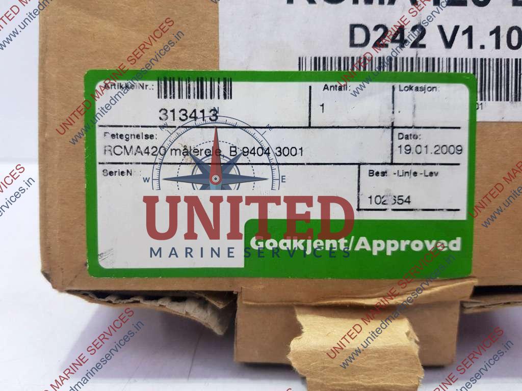 BENDER RESIDUAL CURRENT MONITOR RCMA420-D-1 | United Marine Services