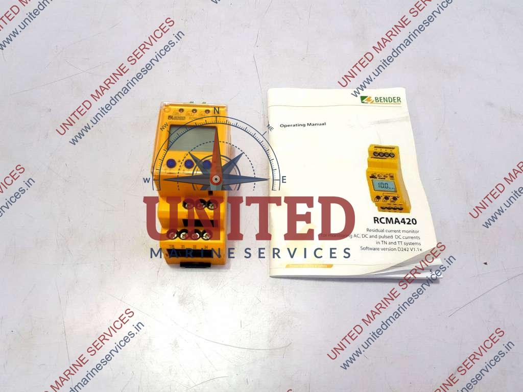 BENDER RESIDUAL CURRENT MONITOR RCMA420-D-1 | United Marine Services