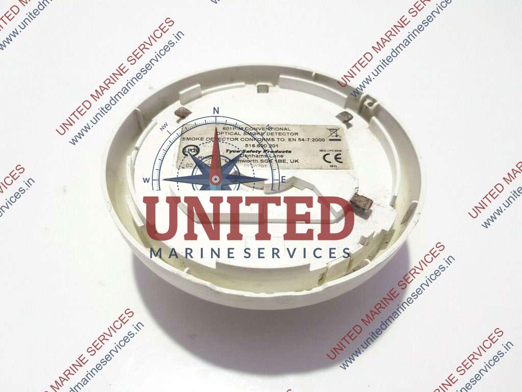 TYCO 601P-M CONVENTIONAL OPTICAL SMOKE DETECTOR 516.600.201 / LOT OF 2 ...