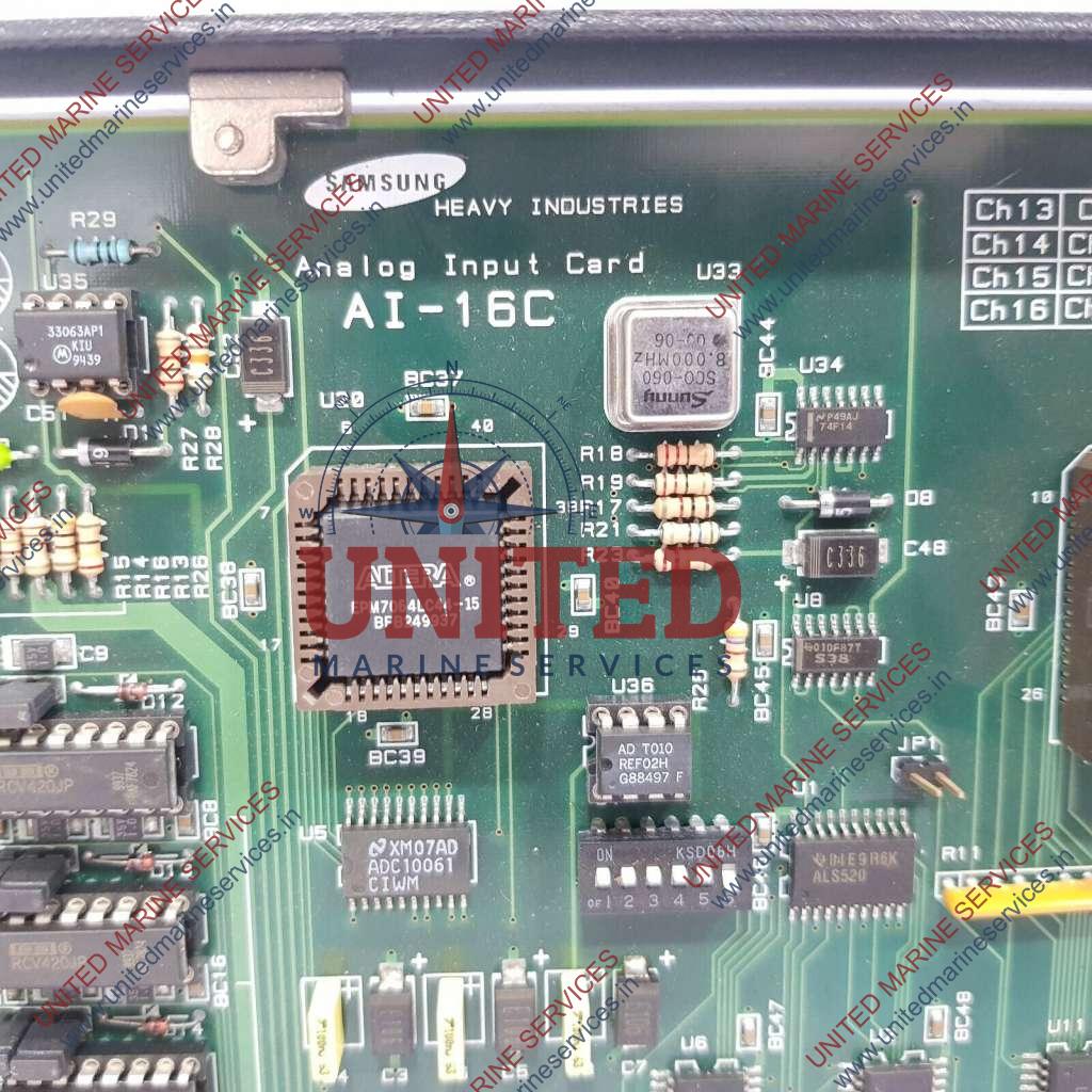 SAMSUNG AI-16C ANALOG INPUT CARD AI16C / | United Marine Services