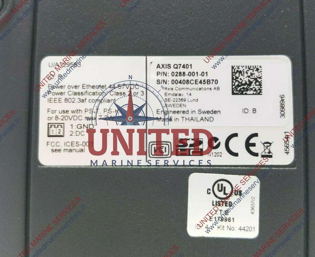 AXIS COMMUNICATIONS Q7401 VIDEO ENCODER 0288-004 WITH ACCESSORIES ...