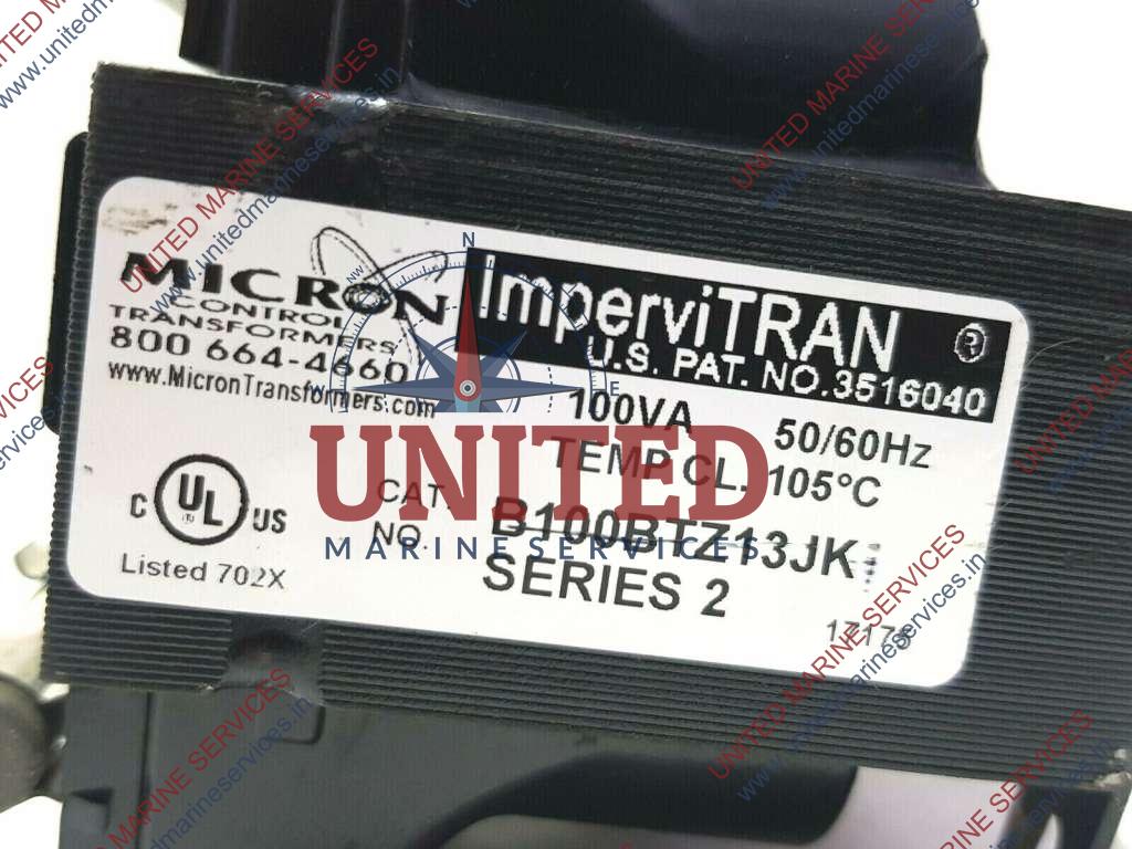 MICRON IMPERVITRAN B100BTZ13JK CONTROL TRANSFORMER 100VA 3516040 ...