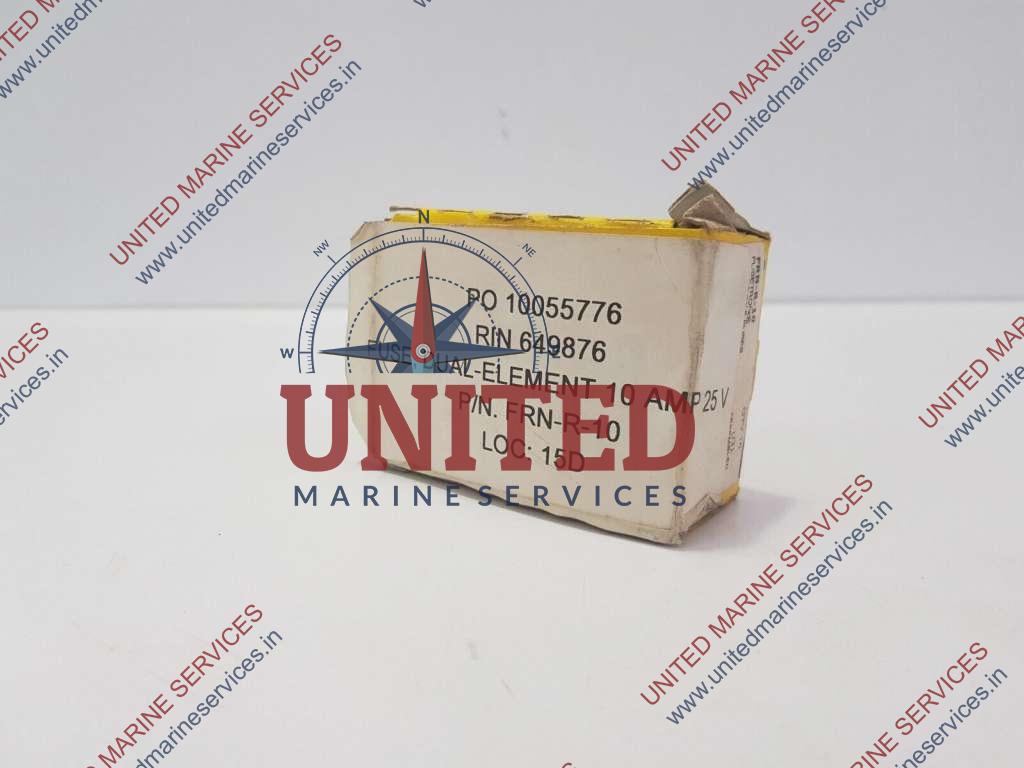 BUSSMANN FRN-R-10 FUSETRON DUAL ELEMENT TIME DELAY CLASS RK5 FUSE / LOT ...