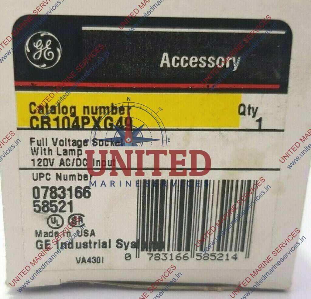 GE POWER SUPPLY FULL VOLTAGE UNIT CR104PXG49 120V 3W | United Marine ...