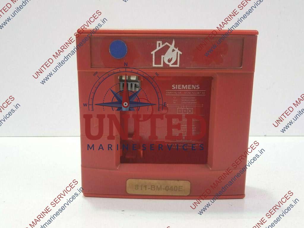 SIEMENS MANUAL CALL POINT HOUSING RED DMA1192-AA | United Marine Services