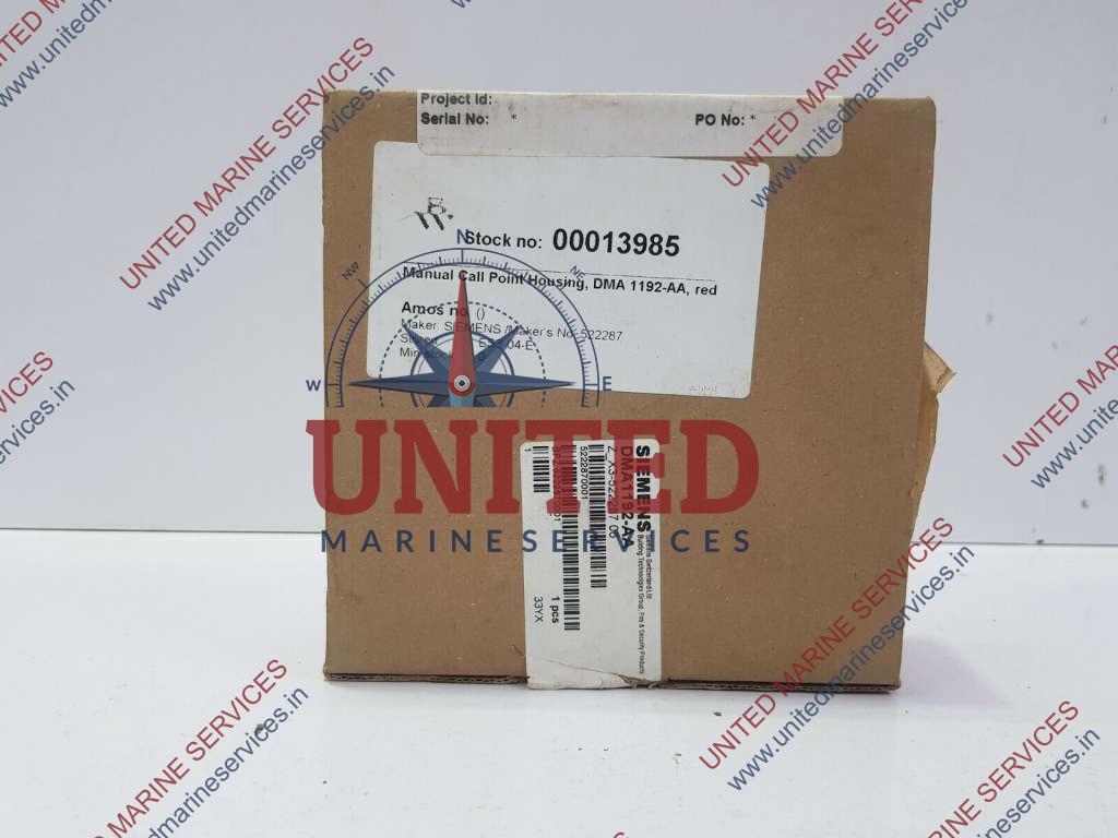SIEMENS MANUAL CALL POINT HOUSING RED DMA1192-AA | United Marine Services