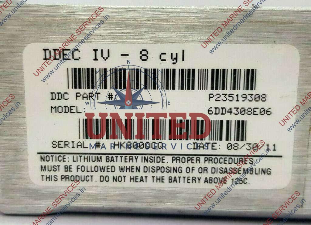 DETROIT DIESEL 6DD4308E02 DDEC IV-8CYL R23519308 DDR-D | United Marine ...