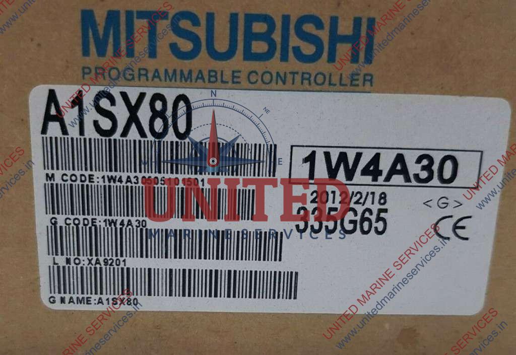 MITSUBISHI PLC DIGITAL INPUT MODULE A1SX80 1W4A30 | United Marine Services