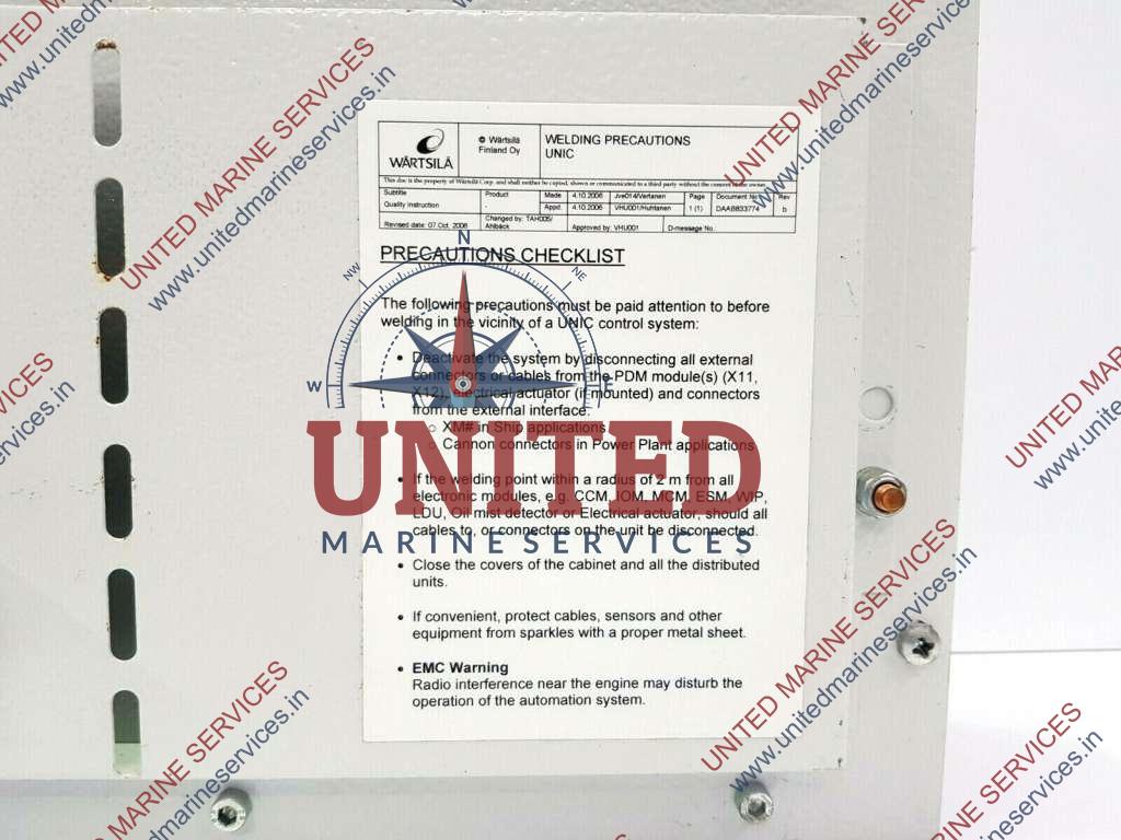WARTSILA ENGINE PROTECTION MODULE ESM-20 | United Marine Services