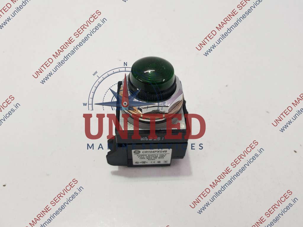 GE GREEN LIGHT LAMP INDICATOR WITHOUT LENS CR104PXG49 SERIES A | United ...