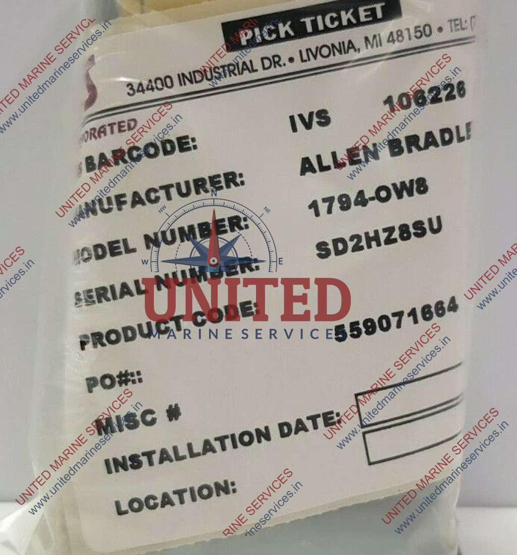 ALLEN BRADLEY RELAY OUTPUT SER A REV A01 1794-0W8 96223673 | United ...