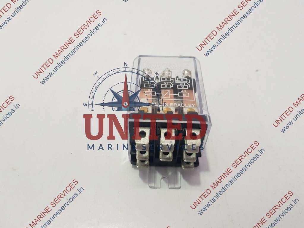 ALLEN BRADLEY POWER FLANGE MOUNTED RELAY 700-HHF73A1 SER A 20 AMP ...