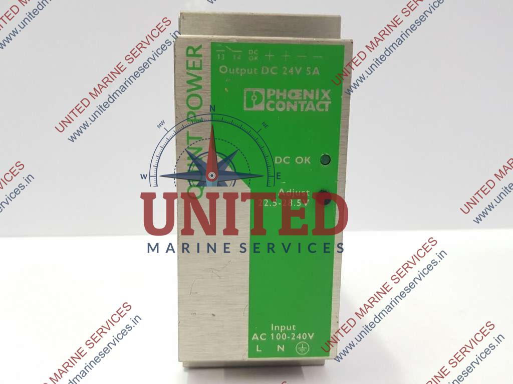 PHOENIX CONTACT QUINT POWER PS 100-240AC /24DC /5 2938581 REV 06 ...