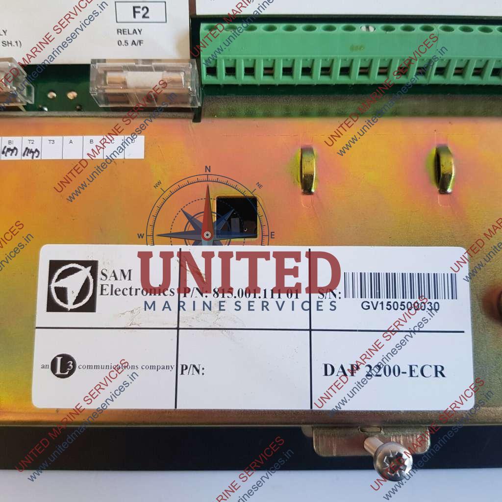 SAM ELECTRONICS DAP 2200-ECR MONITORING AND CONTROL SYSTEM 815.001.111 ...