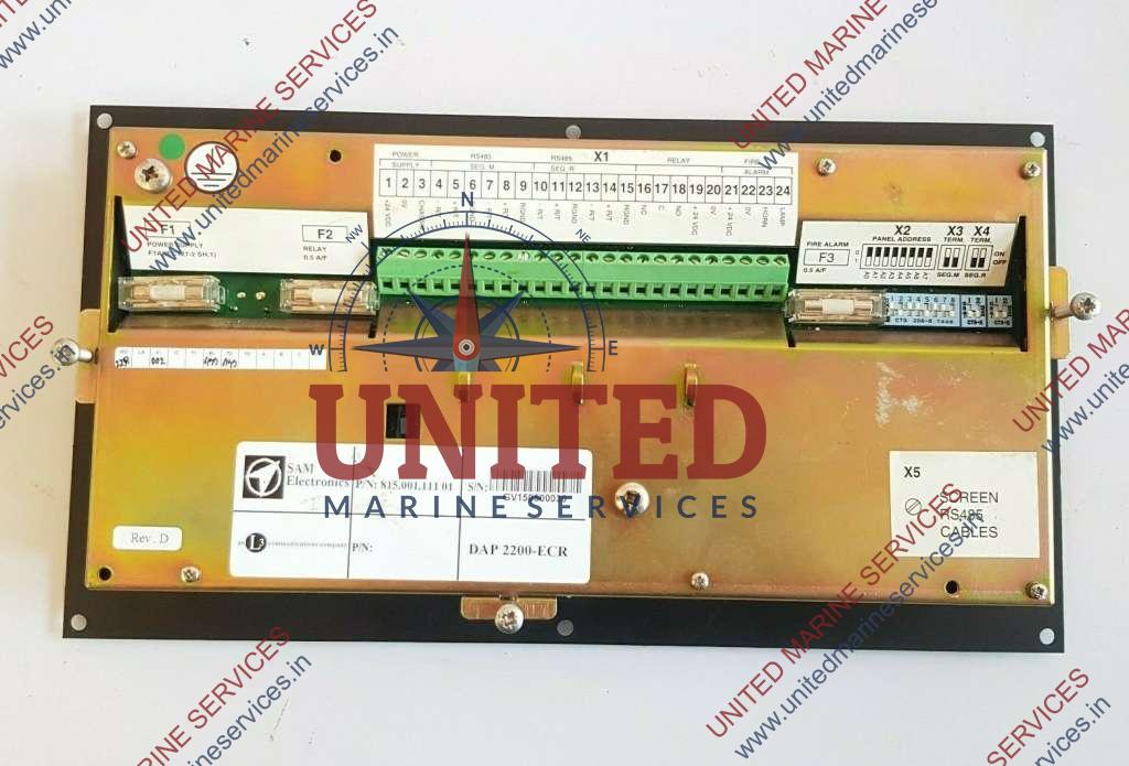 SAM ELECTRONICS DAP 2200-ECR MONITORING AND CONTROL SYSTEM 815.001.111 ...