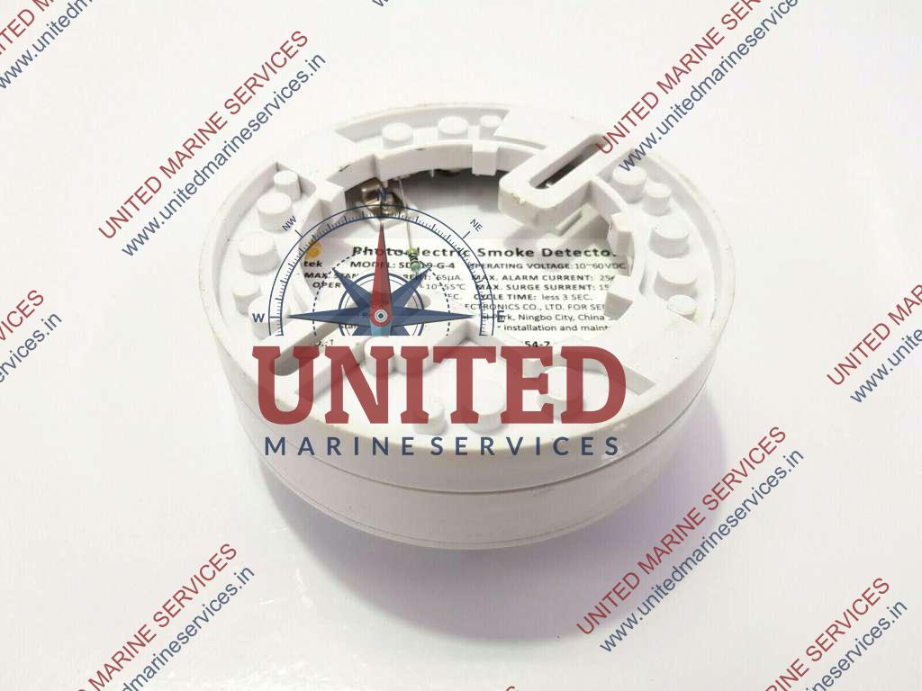 SENTEK SD119-G-4 PHOTOELECTRIC SMOKE DETECTOR WITH BASE SD119G4 / LOT ...