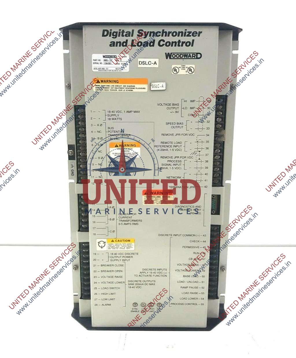 WOODWARD 9905-797 DIGITAL SYNCHRONIZER AND LOAD CONTROL REV.D DSLC ...
