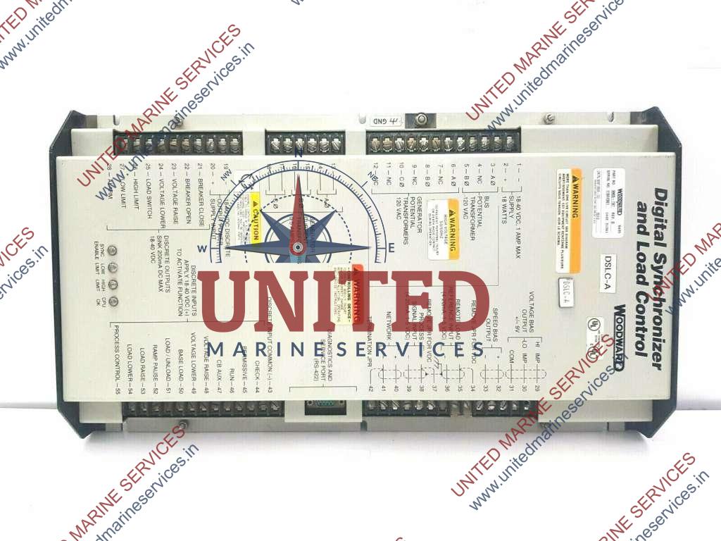 WOODWARD 9905-797 DIGITAL SYNCHRONIZER AND LOAD CONTROL REV.D DSLC ...