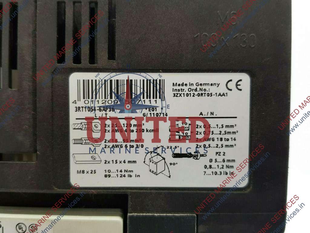 SIEMENS 3RT1054-6AF36 POWER CONTACTOR SIRIUS 3RT1054-6…6 | United ...