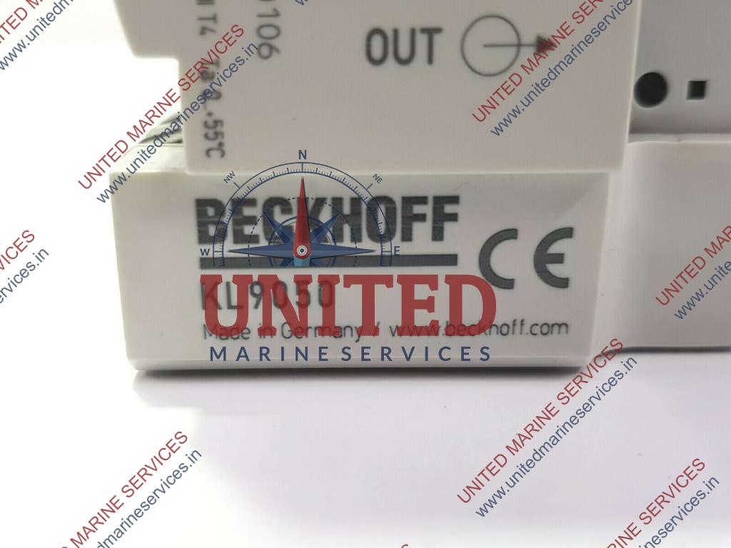 BECKHOFF KL9050 TERMINAL BUS EXTENSION WITH 6x KL1889, 12x KL2808, 1x ...