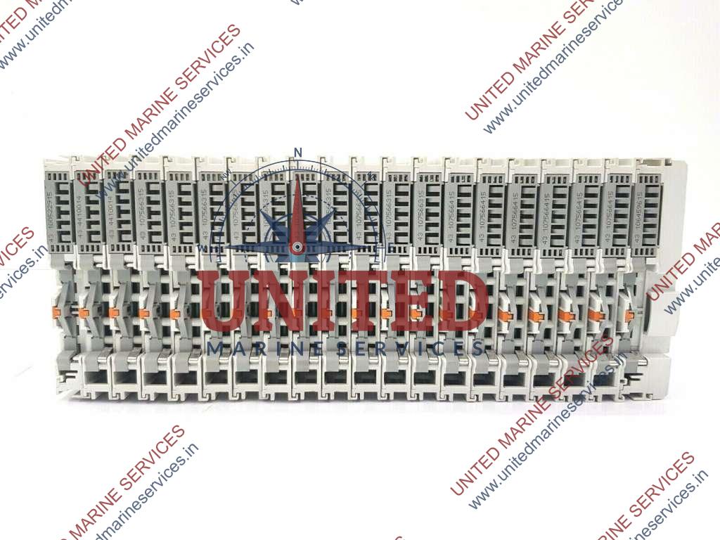 BECKHOFF KL9050 TERMINAL BUS EXTENSION WITH 6x KL1889, 12x KL2808, 1x ...