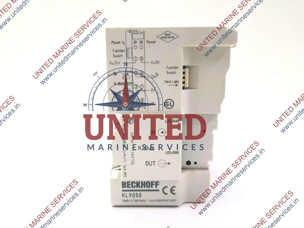 BECKHOFF KL9050 TERMINAL BUS EXTENSION WITH 6x KL1889, 12x KL2808, 1x ...