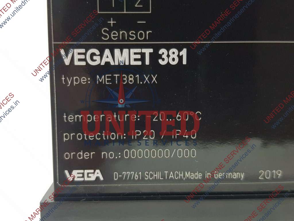 VEGA VEGAMET 381 MET381.XX SIGNAL CONDITIONER SENSOR LEVEL PROBE RELAY ...