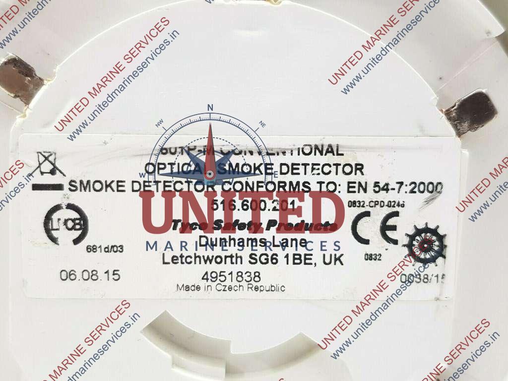 TYCO 601P-M CONVENTIONAL OPTICAL SMOKE DETECTOR 516.600.201 601PM ...