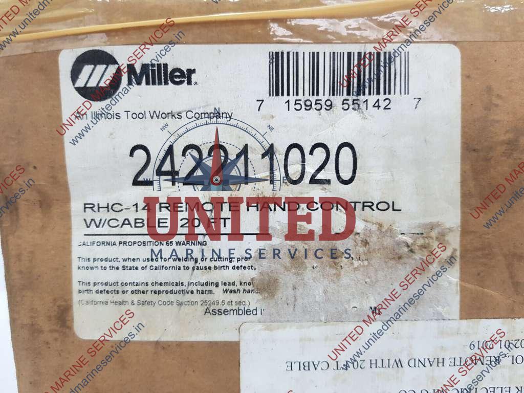 MILLER RHC-14 REMOTE HAND CONTROL WITH CABLE 20 FEET RHC41 | United ...