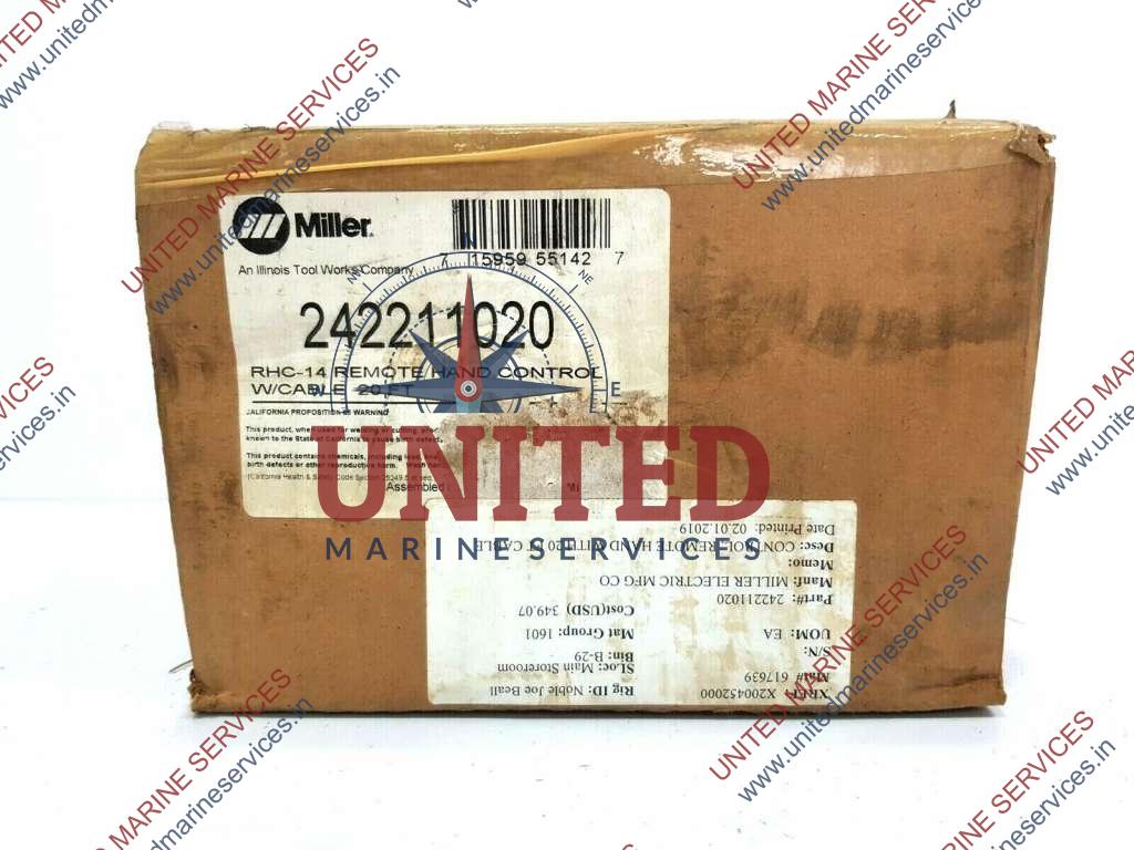 MILLER RHC-14 REMOTE HAND CONTROL WITH CABLE 20 FEET RHC41 | United ...
