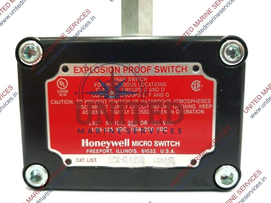 HONEYWELL EX-Q400 MICRO SWITCH EXPLOSION PROOF SWITCH EXQ400 | United ...