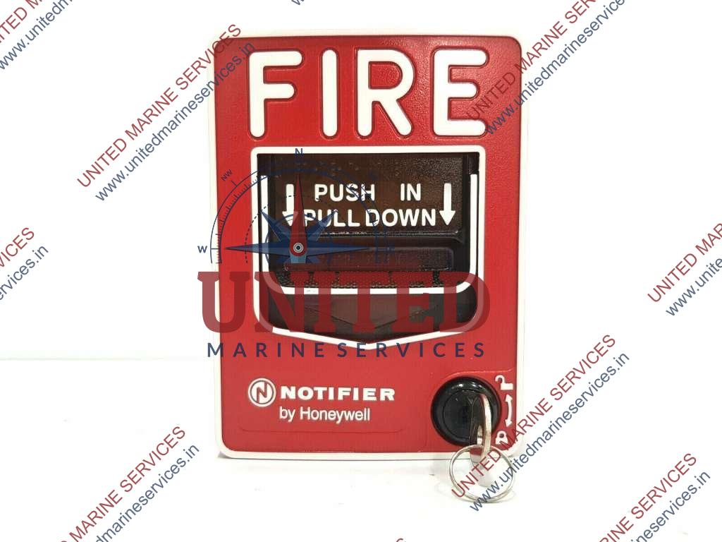 NOTIFIER NBG-12LX FIRE ALARM DUAL ACTION ADDRESSABLE PULL STATION KEY ...