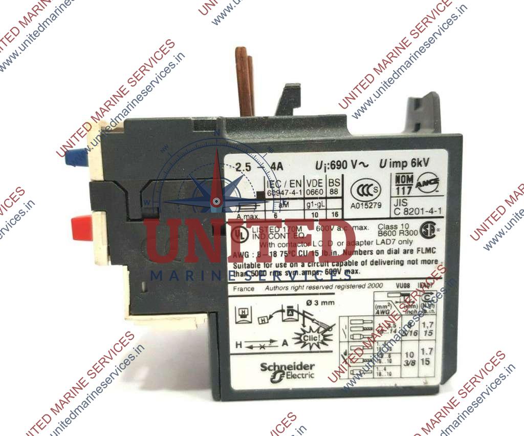 TELEMECANIQUE LRD08 THERMAL OVERLOAD RELAYS 2.5…5A LRD-08 | United ...