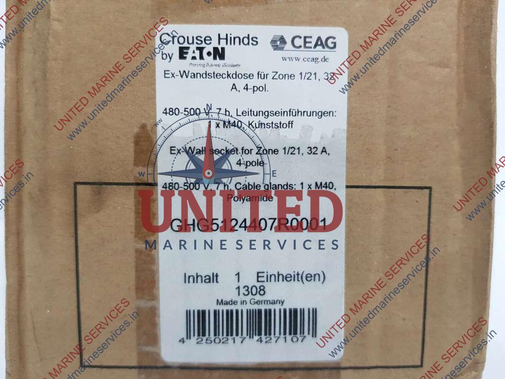 EATON GHG5124407R0001 CROUSE HINDS SERIES CEAG D-69412 | United Marine ...
