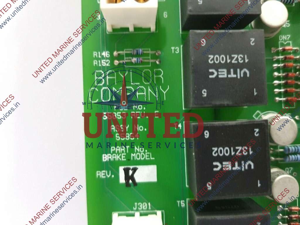 BAYLOR COMPANY 55853 REV E FIRING CIRCUIT PC BOARD BRAKE CONTROL 55854 REV K | United Marine ...